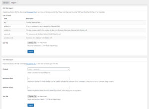 Importing Keys - WC Key Manager